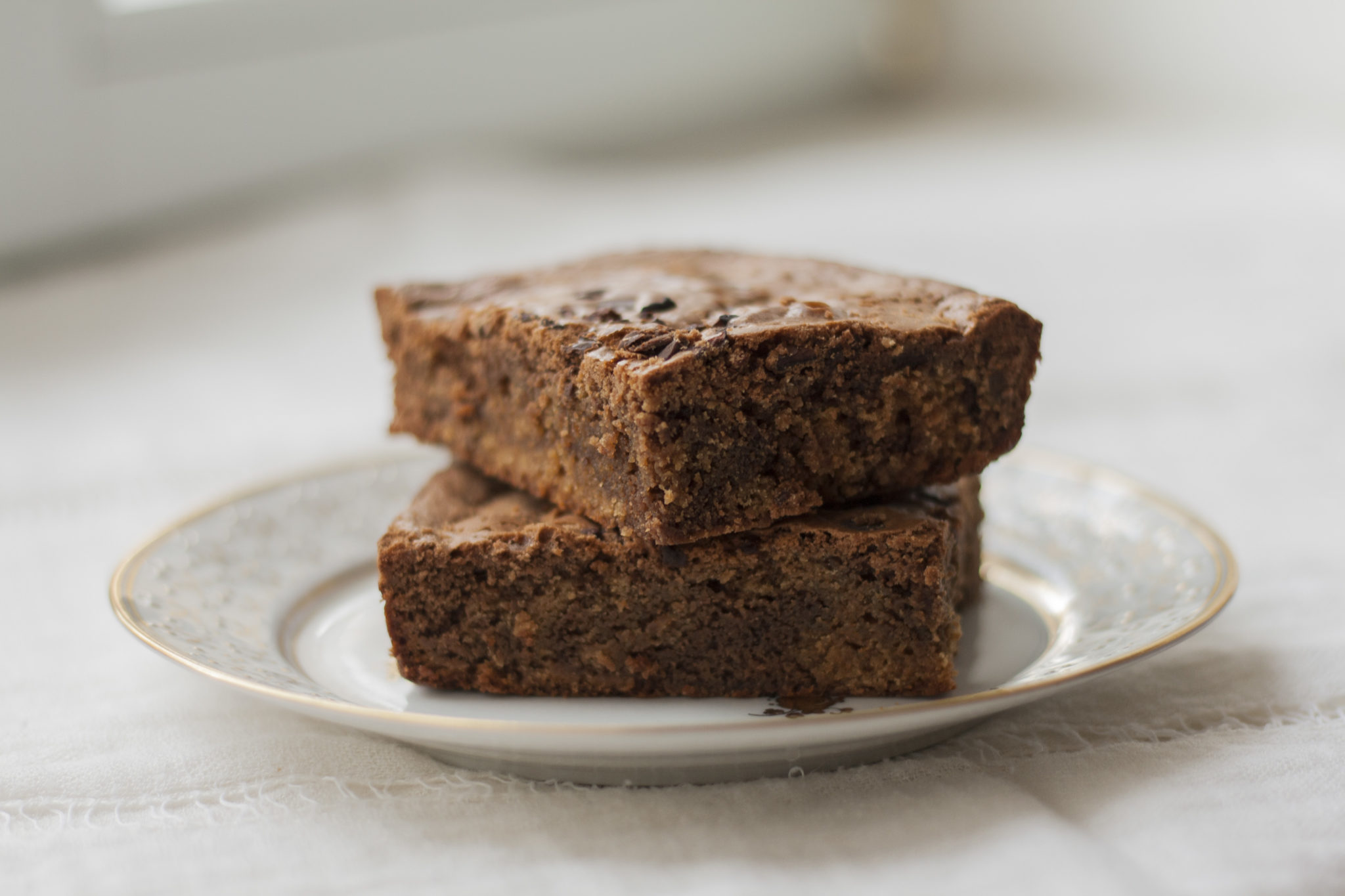 Peanut Butter Swirled Brownies